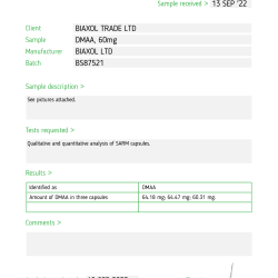 DMAA Pre-Workout Booster - Biaxol